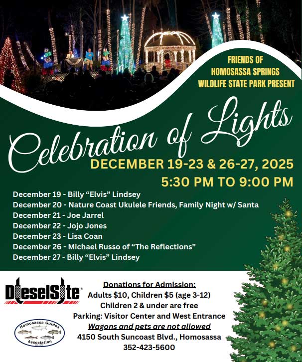 Celebration of Lights | Homosassa Springs Wildlife Adventures